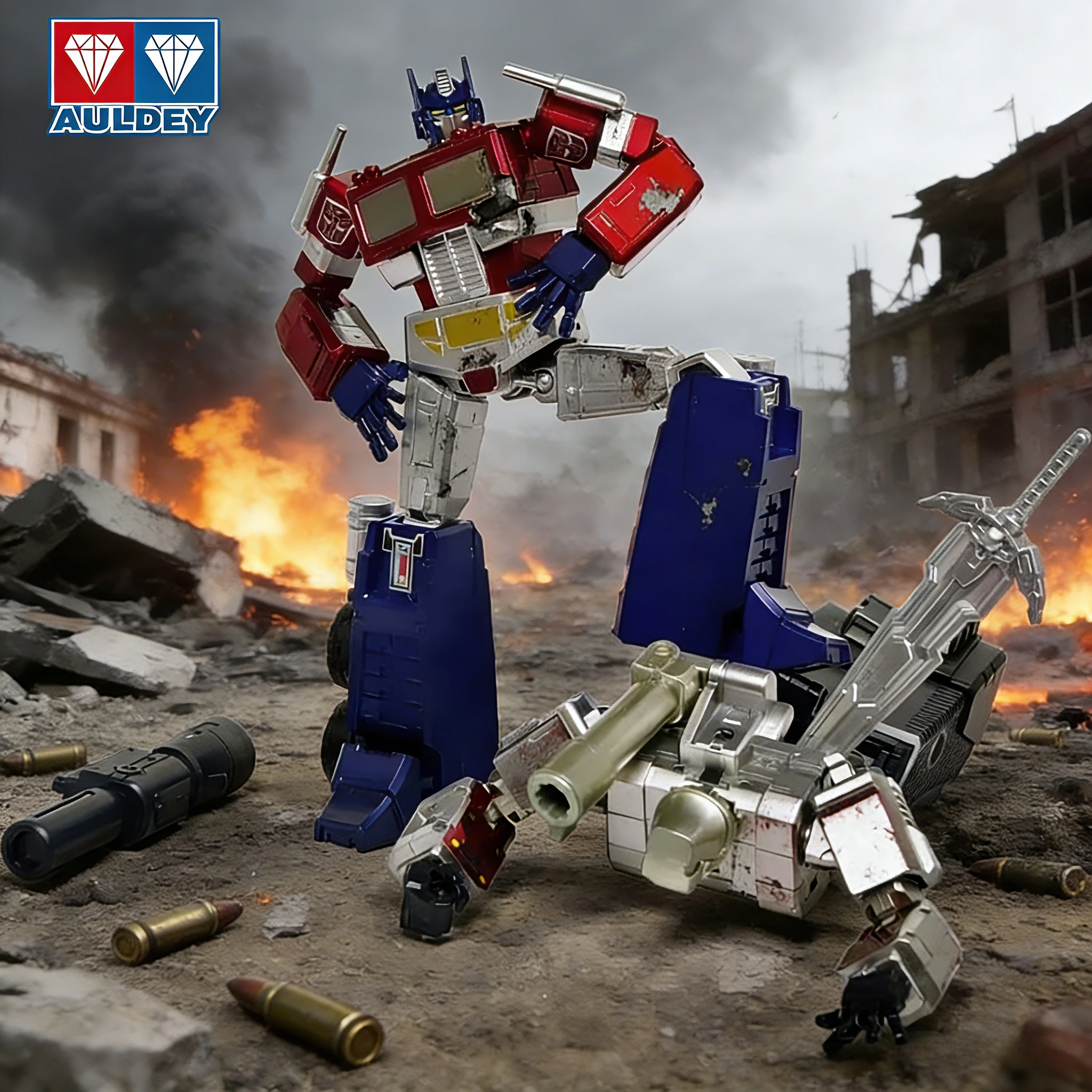 AULDEY Transformers figura de acción juguete coleccionable Optimus ...