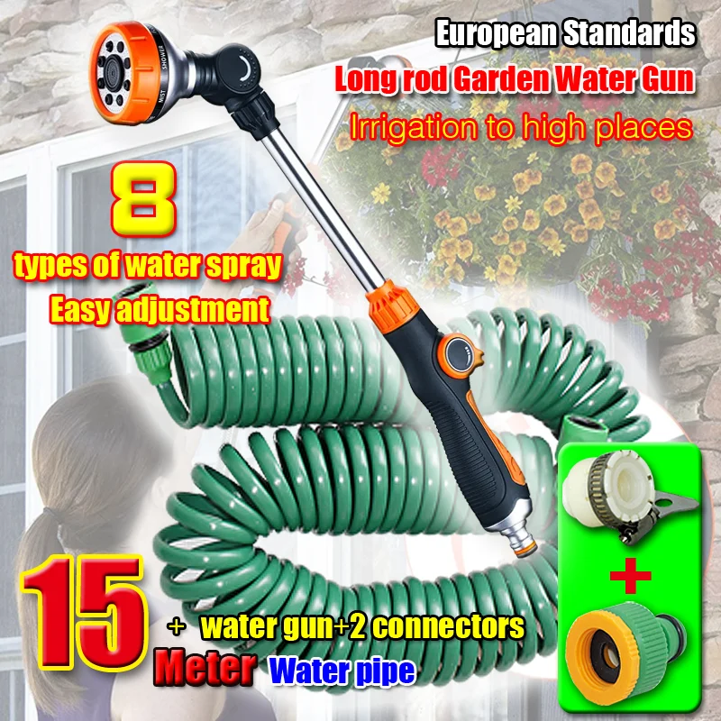 Multiple-Lengths-of-Spring-Telescopic-Hoses-European-Style-Long-Rod-8 ...