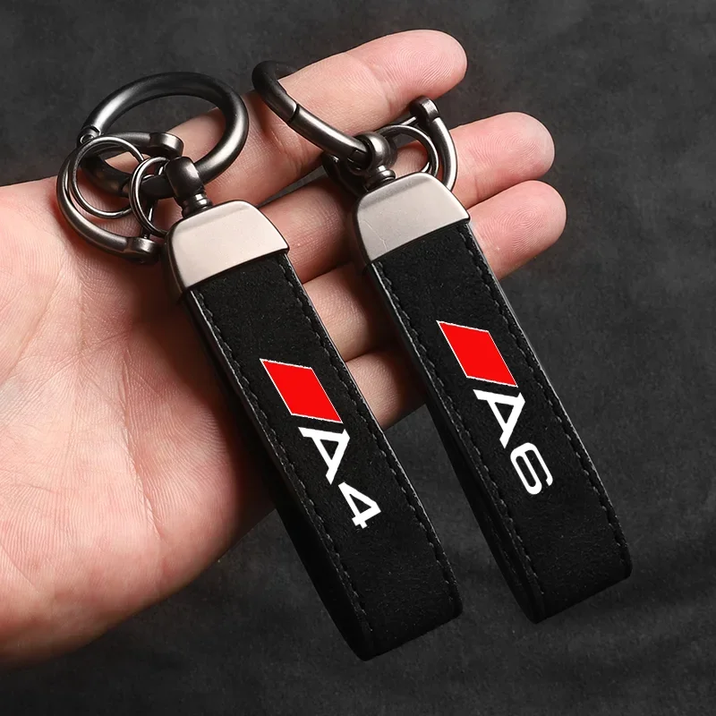 Car-Suede-Keychain-Sport-Key-Ring-Custom-Gift-With-Logo-For-Audi-A1-A3 ...