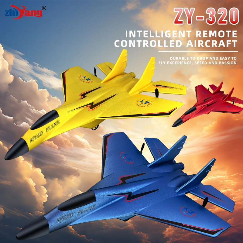 ZY-320-Remote-Control-Airplane-With-LED-Lights-RC-Drone-Plane-EPP-Foam ...