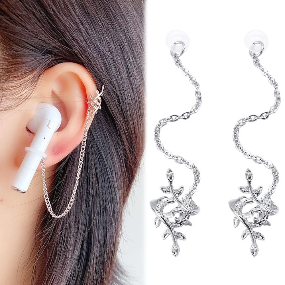 Stainless-Steel-Anti-Lost-Earrings-Anti-Lost-Earbuds-Earphone-Holder ...