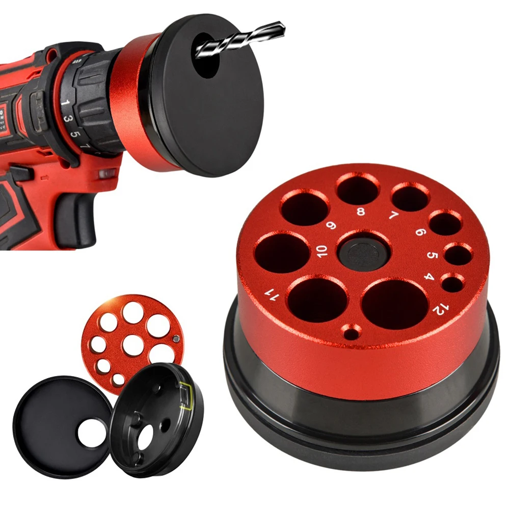 Electric-Hammer-Drill-Dust-Cover-Aluminum-Alloy-3-12mm-Multi-Aperture ...