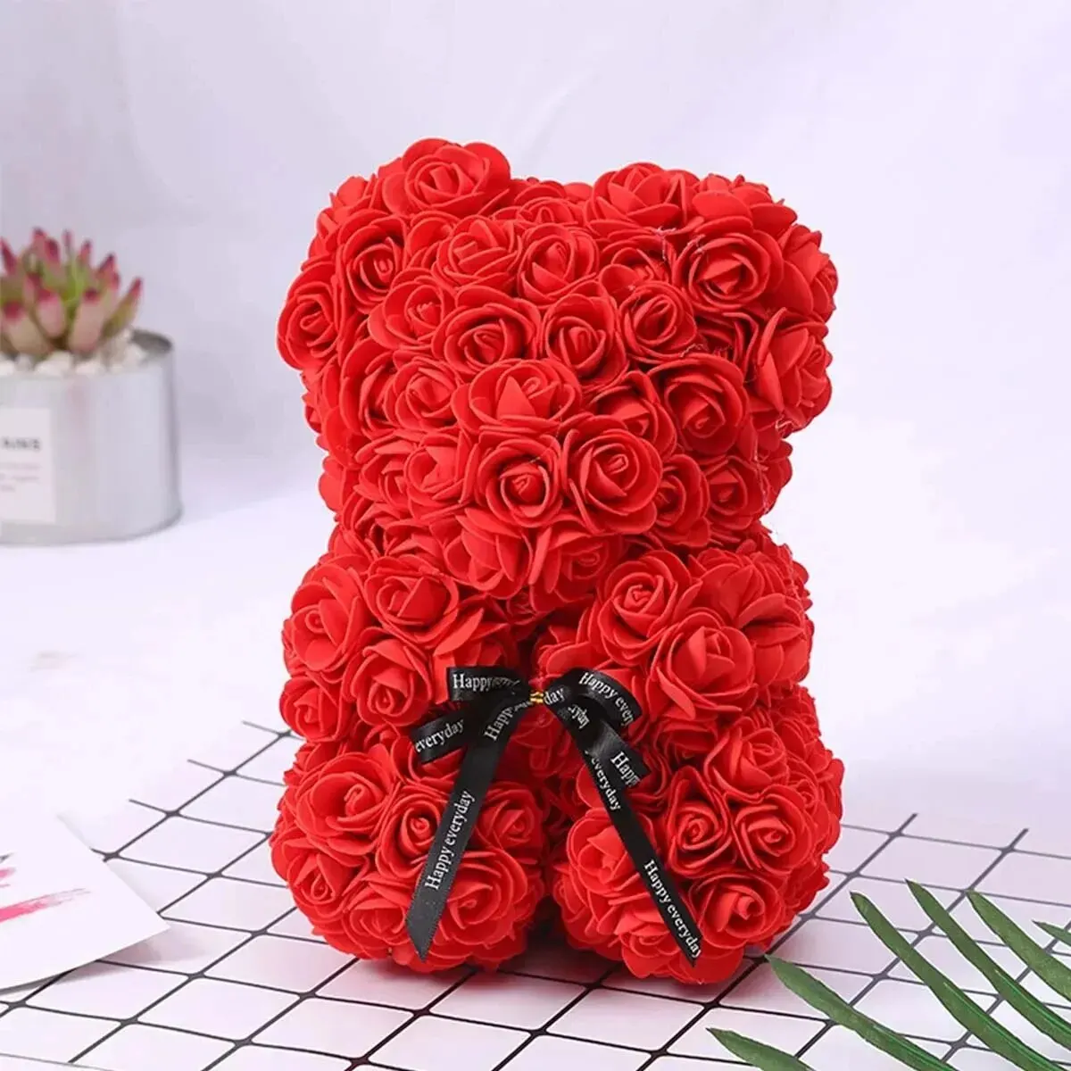 1pc-Valentine-s-Day-Gift-Creative-Rose-Bear-Gift-Box-PE-Flower-Romantic ...