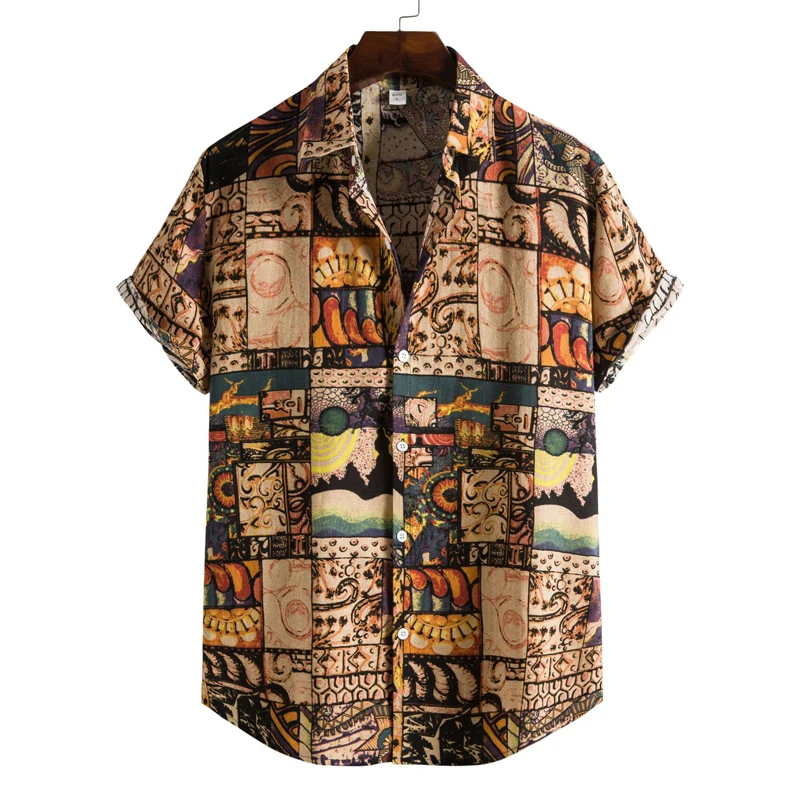 Men-s-retro-90s-printed-shirts-Hawaiian-short-sleeved-button-up-shirt ...