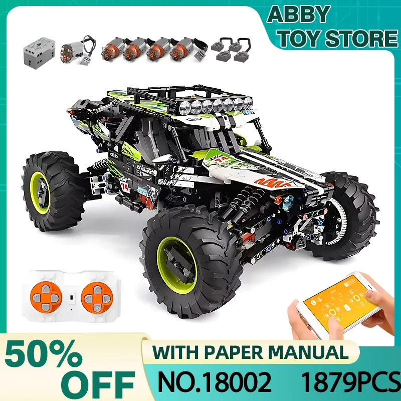 MOULD-KING-18002-Technical-RC-Off-Road-Car-Model-Building-Blocks ...