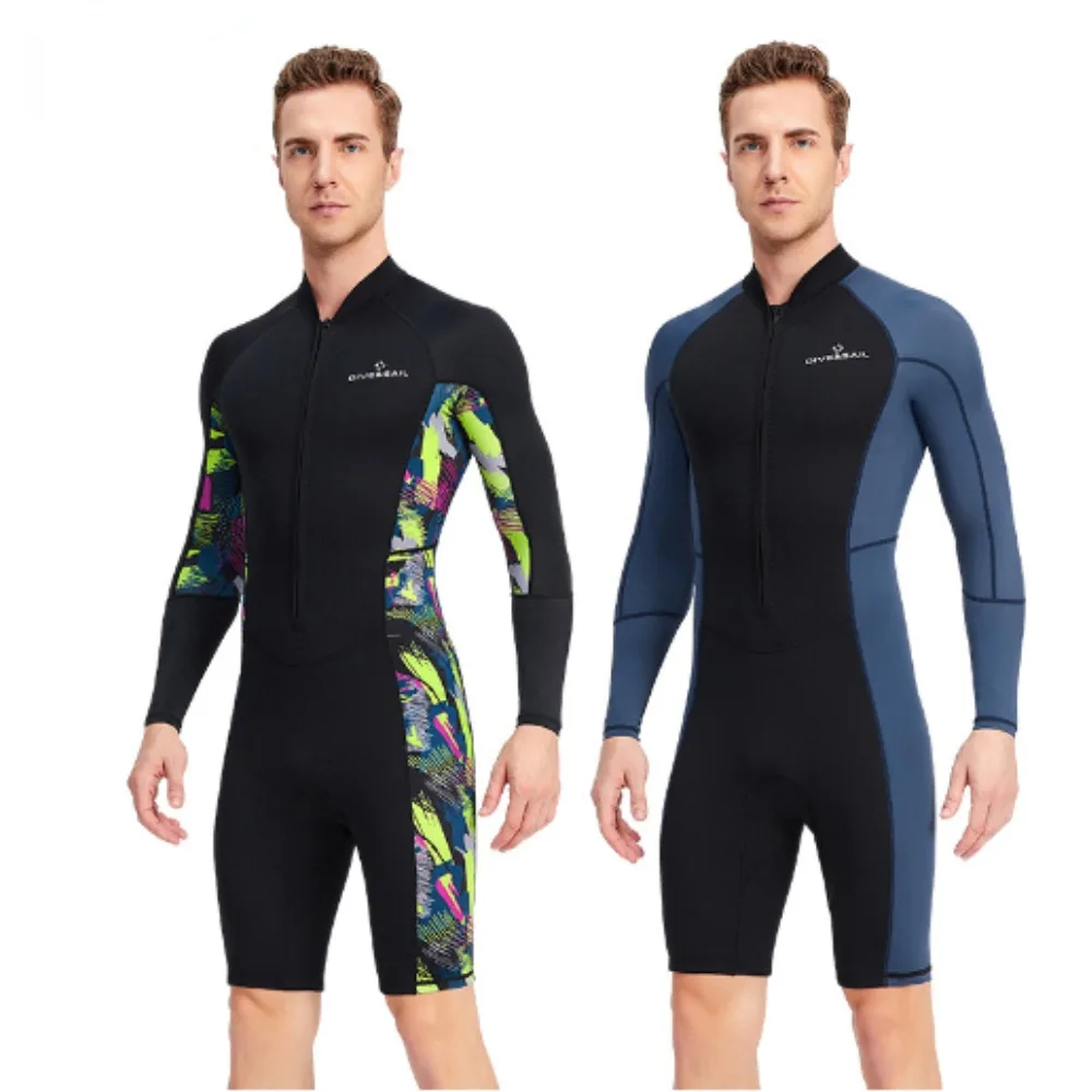 UV-proof-Front-Zip-Lycra-Long-Sleeves-Diving-Suit-for-Underwater ...