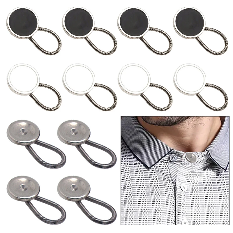 Adjustable Buttons Shirts | Button Extender Shirt Collar | Button ...