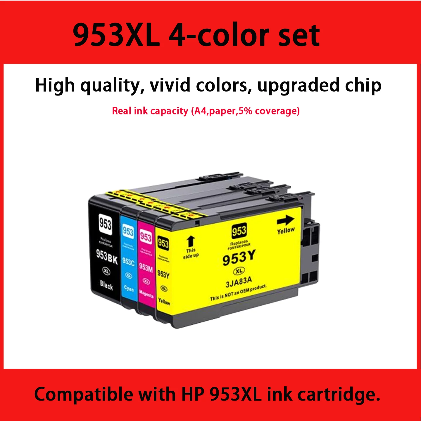 953XL Ink Cartridges For HP953 953 XL Compatible with For HP Officejet ...