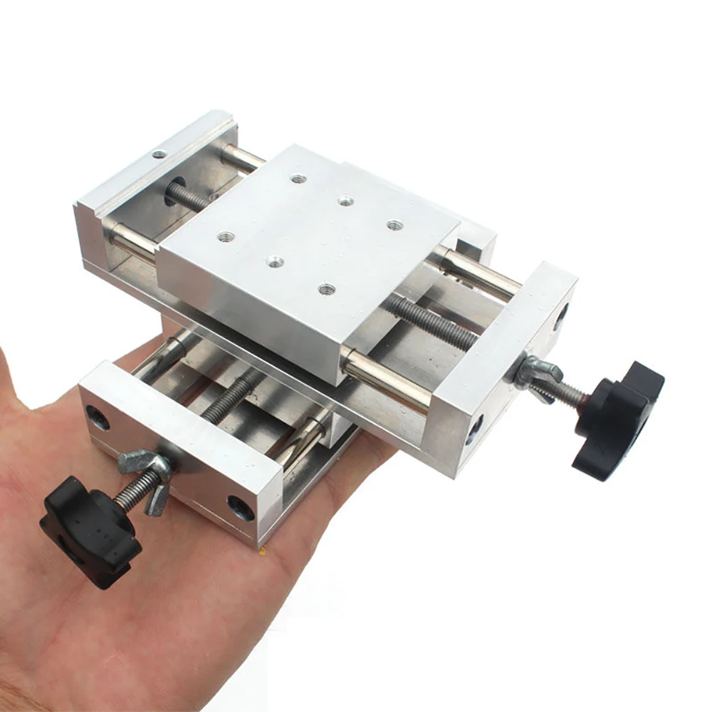 Mini-Manual-Sliding-Table-CNC-Linear-Rail-Module-Aluminum-Stage ...