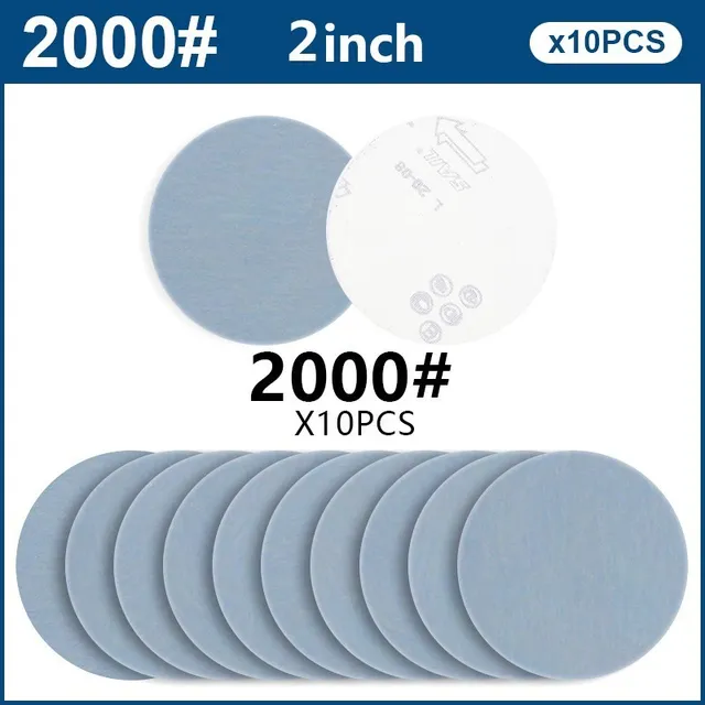 XCAN Abrasive Tools 2 inch Sanding Disc 203pcs 80-3000 Grit with Stiky ...