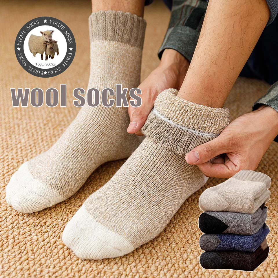 Winter-Men-s-Thick-Warm-Wool-Socks-Harajuku-Retro-Merino-Cashmere-Socks ...
