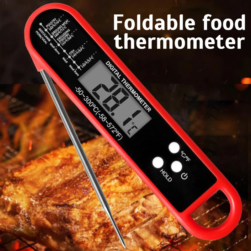 Digital-Kitchen-Food-Thermometer-For-Meat-Water-Milk-Cooking-Food-Probe ...