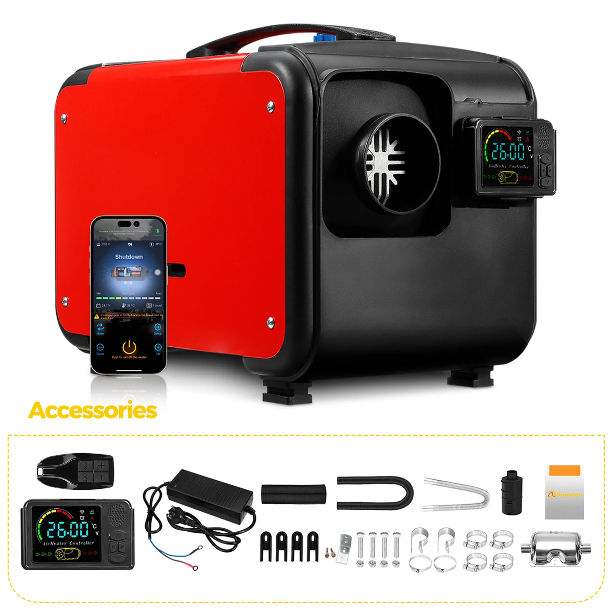 Sunster-8KW-12V-24V-220V-Diesel-Air-Heater-LCD-Bluetooth-App-With-AC-DC ...