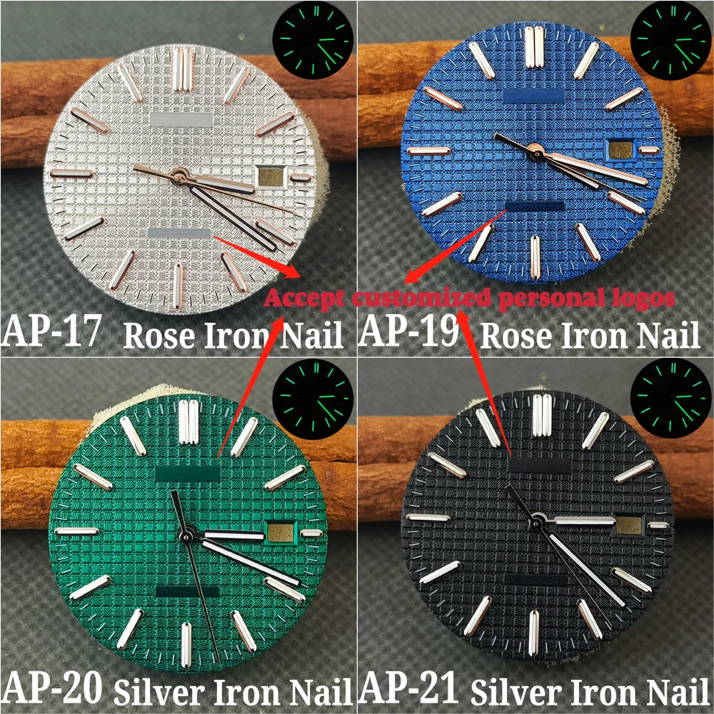 NH35-Dial-31-8mm-Green-Luminous-Dial-Hands-Pointers-Kit-for-NH35 ...