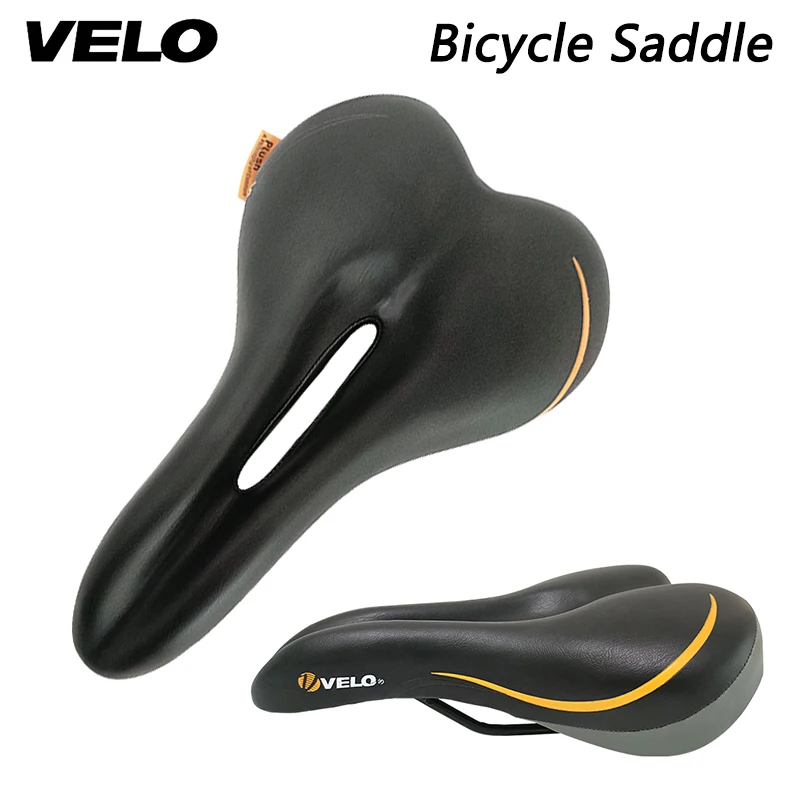 VELO-Bicycle-Saddle-Comfortable-Shockproof-Cycling-Seat-Hollow-Non-slip ...