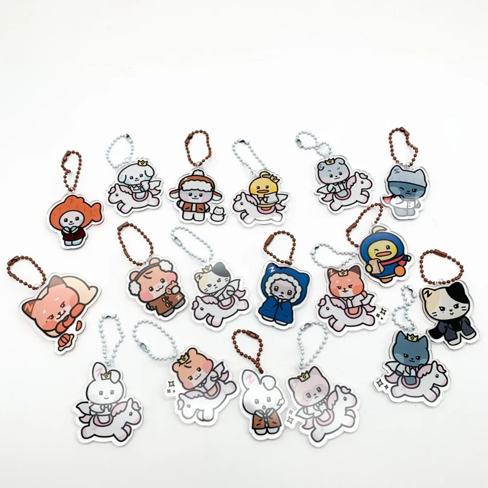 Kpop ZB1 Keychain ZEROBASEONE Zeroni Cartoon Character Pendant Keyring ...