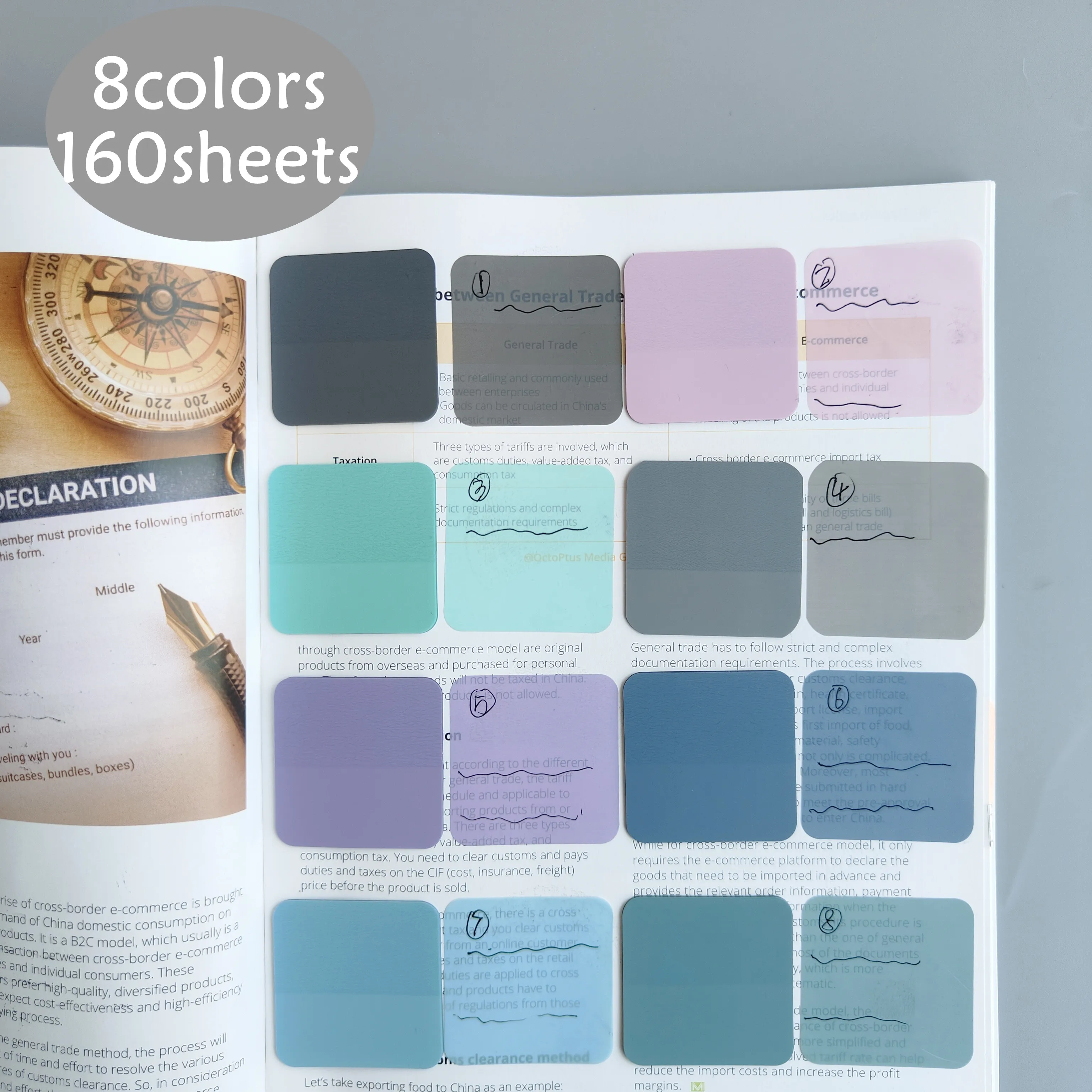 Transparente-Sticky-Notes-Scrapes-Adesivos-Nota-Pads-Papel-Clear ...