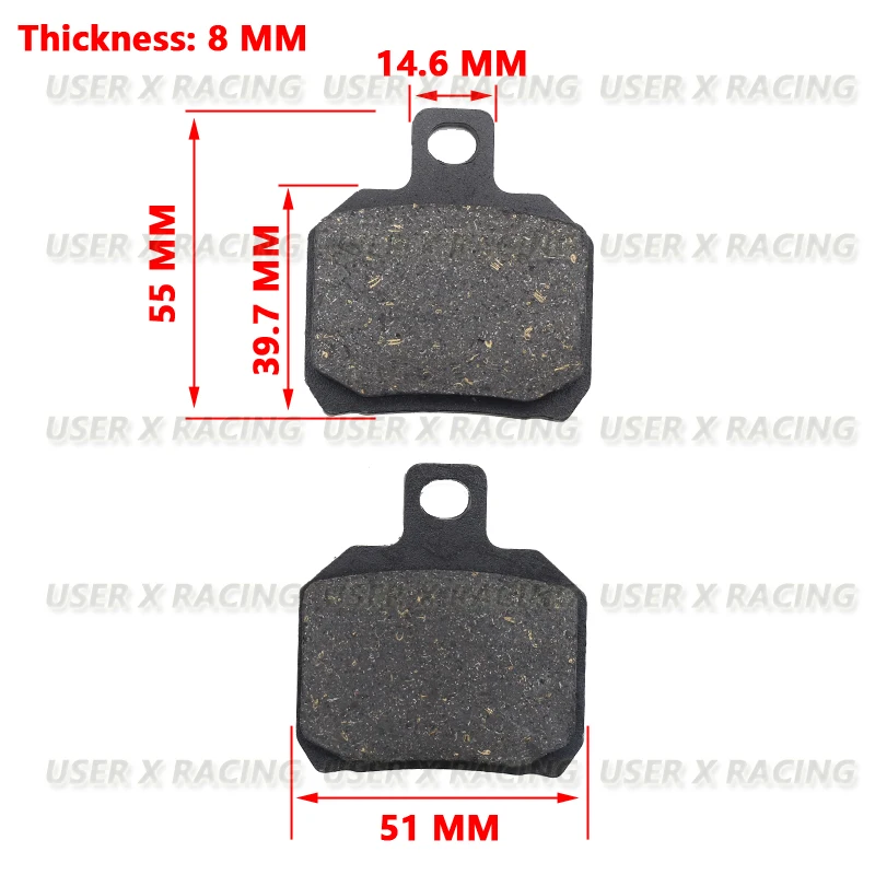 USERX-Motorcycle-Disc-Brake-Pads-Front-Rear-For-FA266-APRILIA-BENELLI ...