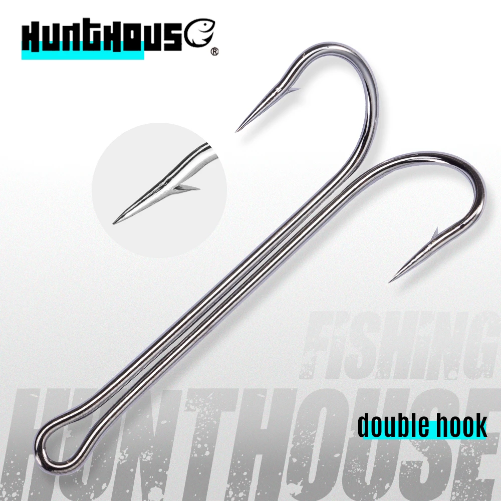 Double Hooks Hunthouse | Double Hooks Fishing | Long Double Hooks ...