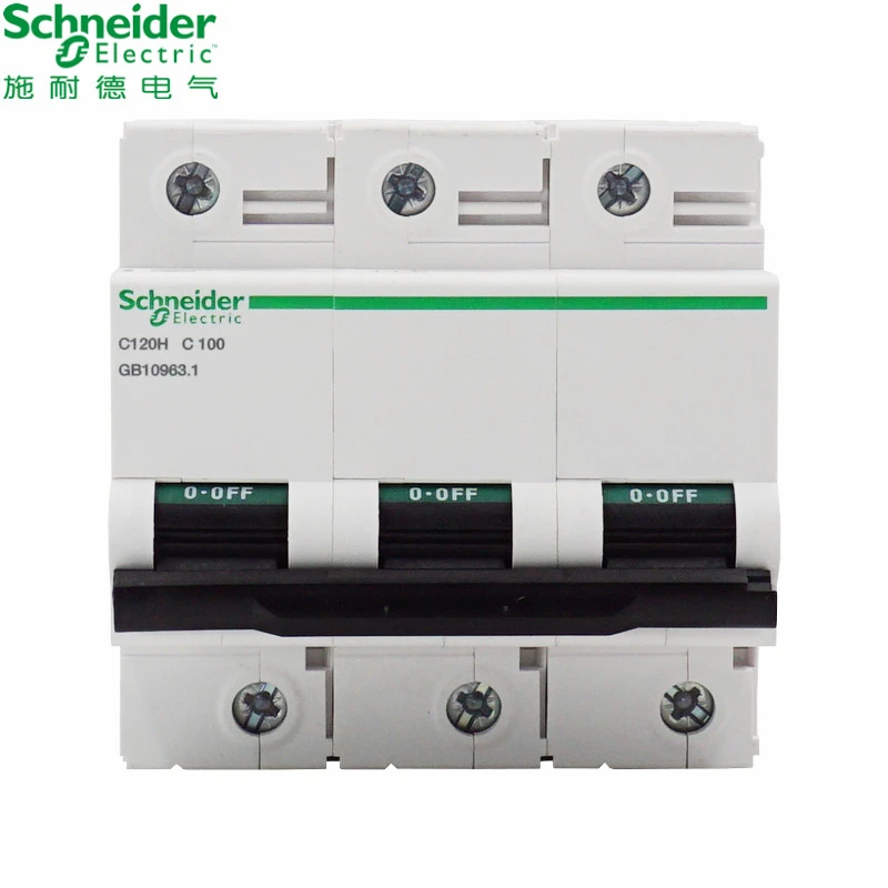 Schneider electric High power Circuit Breaker C120H 3p C type 63A 80A ...