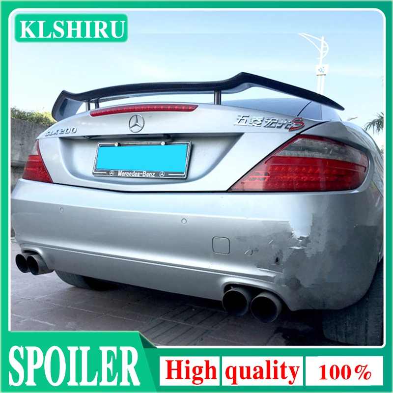 Carbon Fiber Rear Spoiler Trunk Boot Wing for Benz R171 R172 SLK Class ...