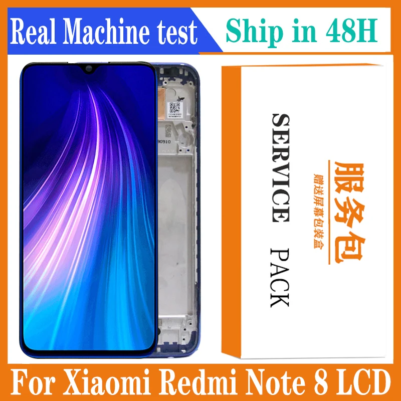 Original 6.3'' Display With Frame For Xiaomi Redmi Note 8 Lcd Display ...