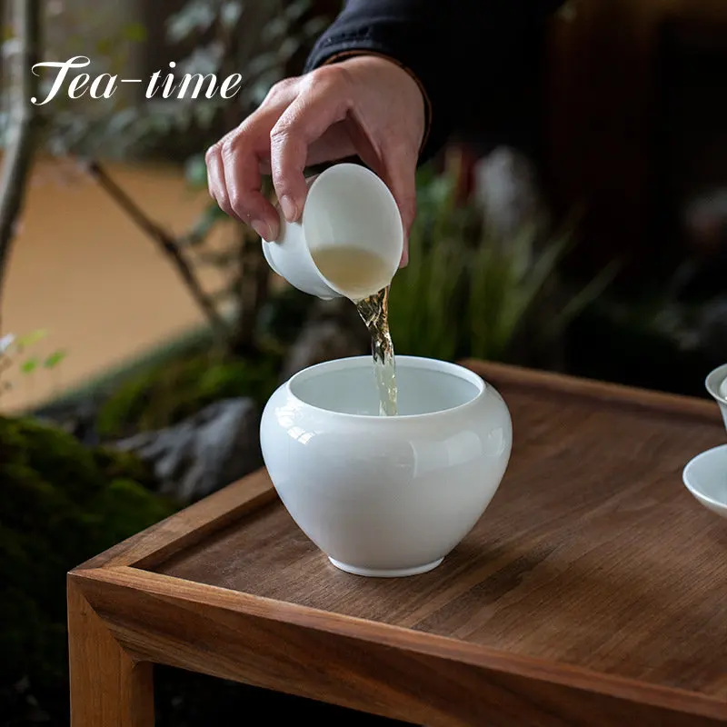 500ml-Chinese-Sweet-White-Glaze-Small-Jianshui-Retro-Ceramic-Tea-Dregs ...
