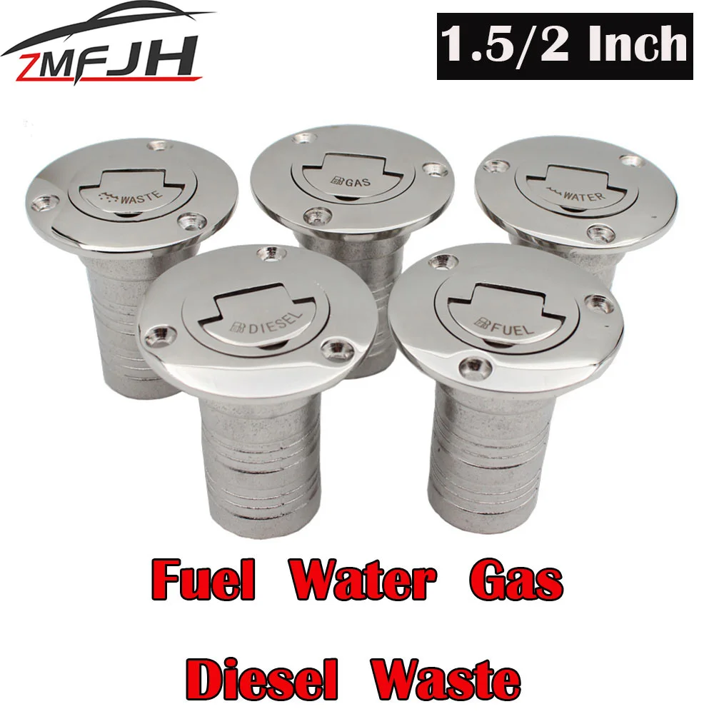 AD-New-Stainless-Steel-316-Deck-Filler-GAS-DIESEL-FUEL-WASTE-WATER-38mm ...
