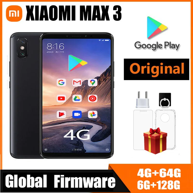 Xiaomi-mi-max-3-4G-64G-Snapdragon-636-global-firmware-large-screen-Posterior-fingerprint ...