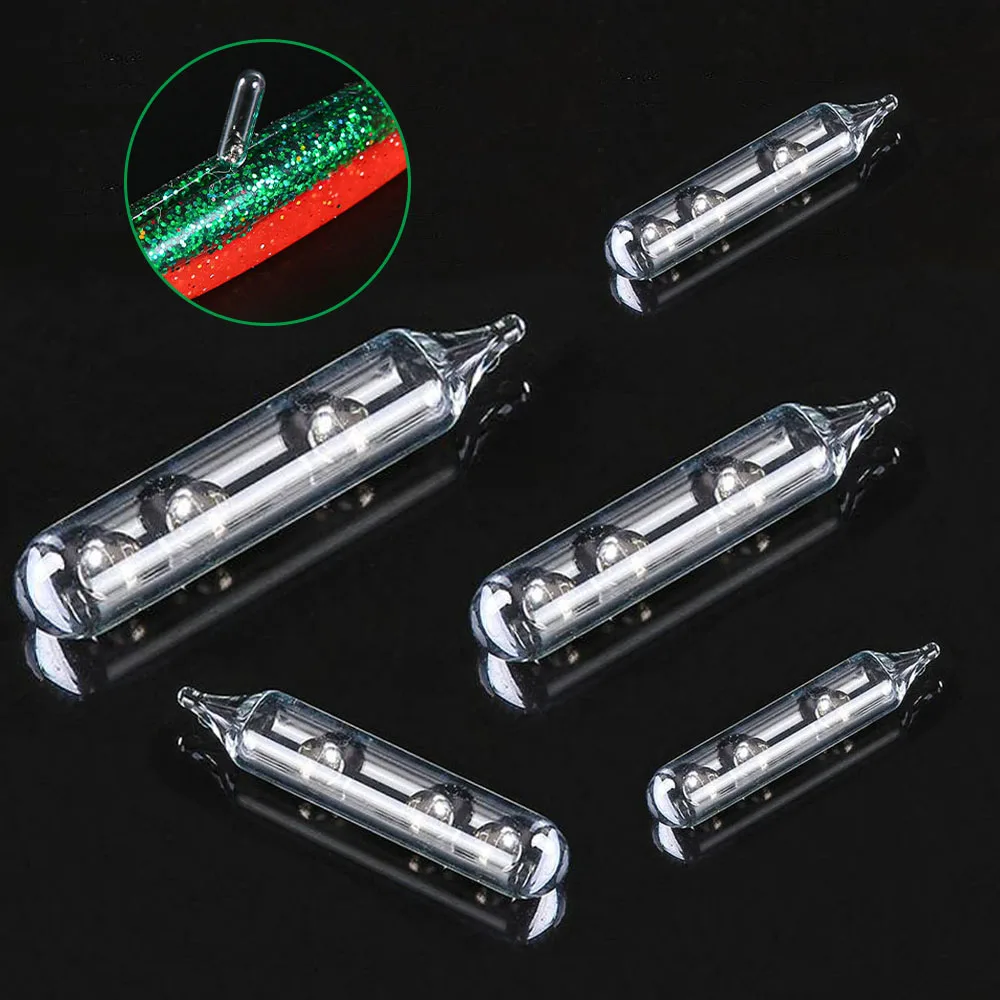 50pcs Fishing Rattles Glass Tube For Soft Lures Baits Worms Jigs Spoons ...