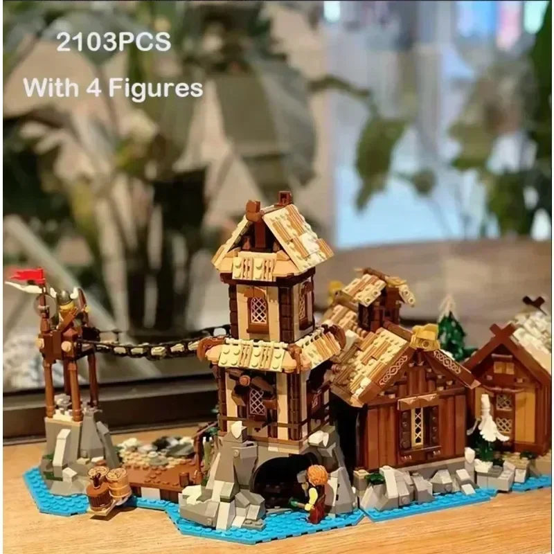 In-Stock-Compatible-21343-Medieval-Viking-Village-House-Building-Blocks ...