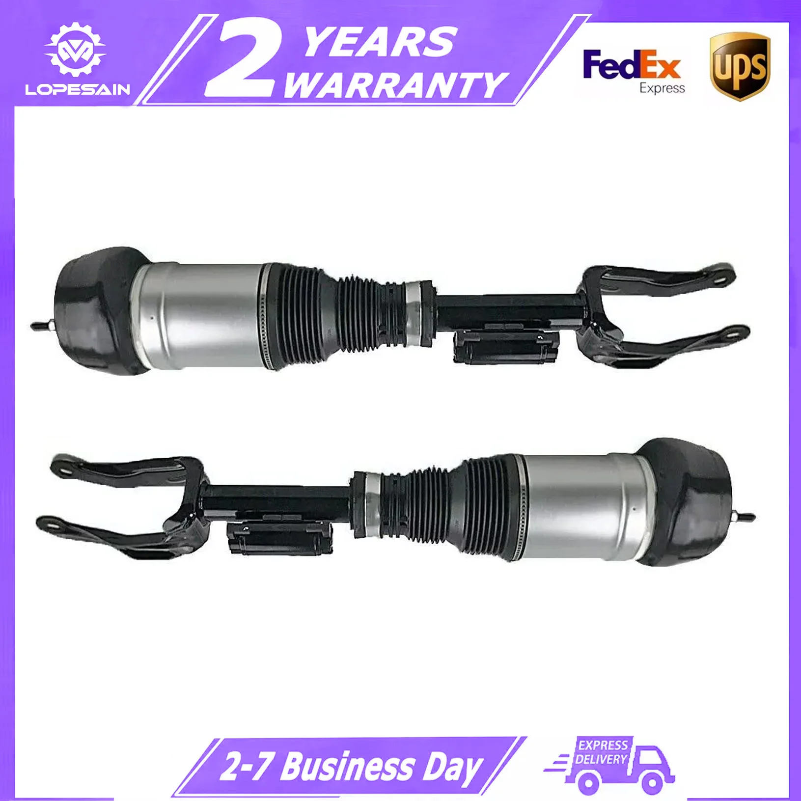 Pair-Front-Left-Right-Air-Suspension-Shock-Strut-For-Mercedes-GLE-C292 ...