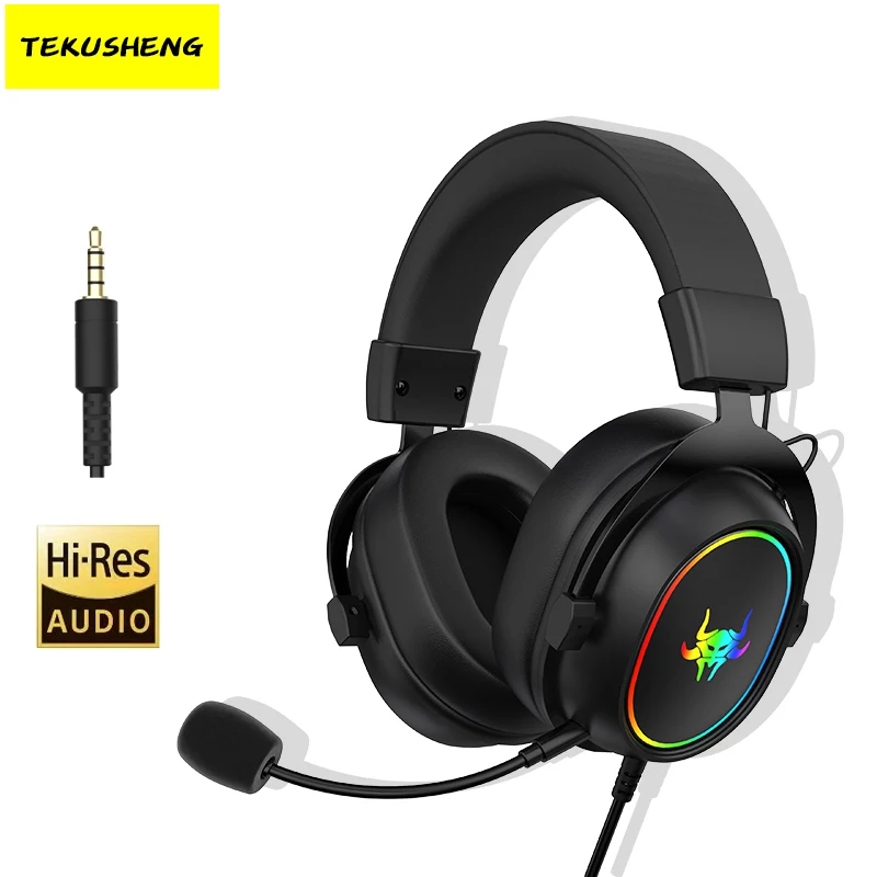 RGB-Wired-Headset-7-1-Surround-USB-3-5mm-Detachable-Mic-Over-Ear-Gaming ...