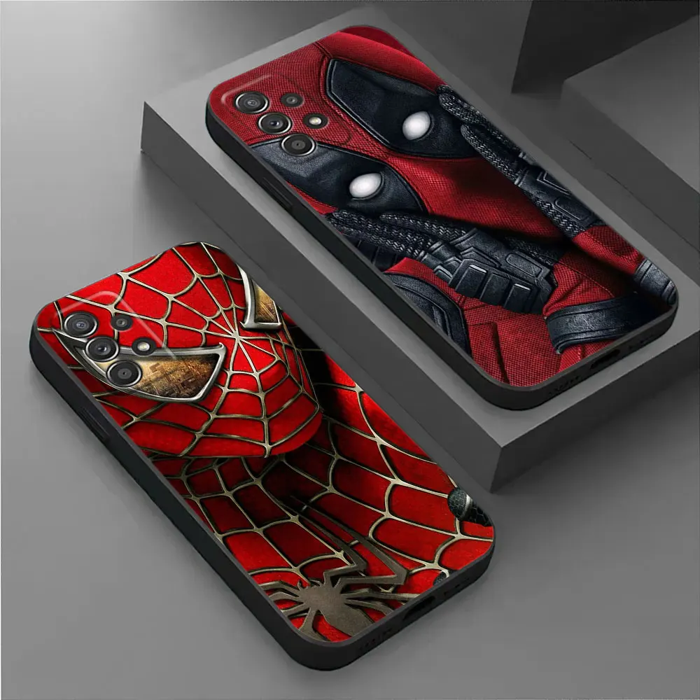 Marvel-Spiderman-funda-para-Samsung-Galaxy-A55-Deadpool-A54-A52S-A53-5G ...