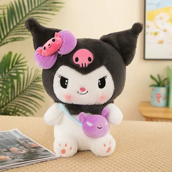 New 40/50cm Kawaii Sanrio Kuromi My Melody Cinnamoroll Plush Toys Doll ...