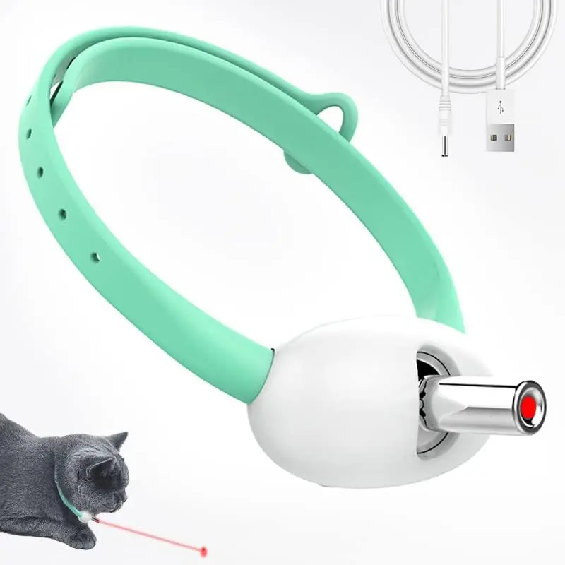 Laser-Pointer-Collar-for-Cats-Wearable-Automatic-Cat-Laser-Collar-Toy ...