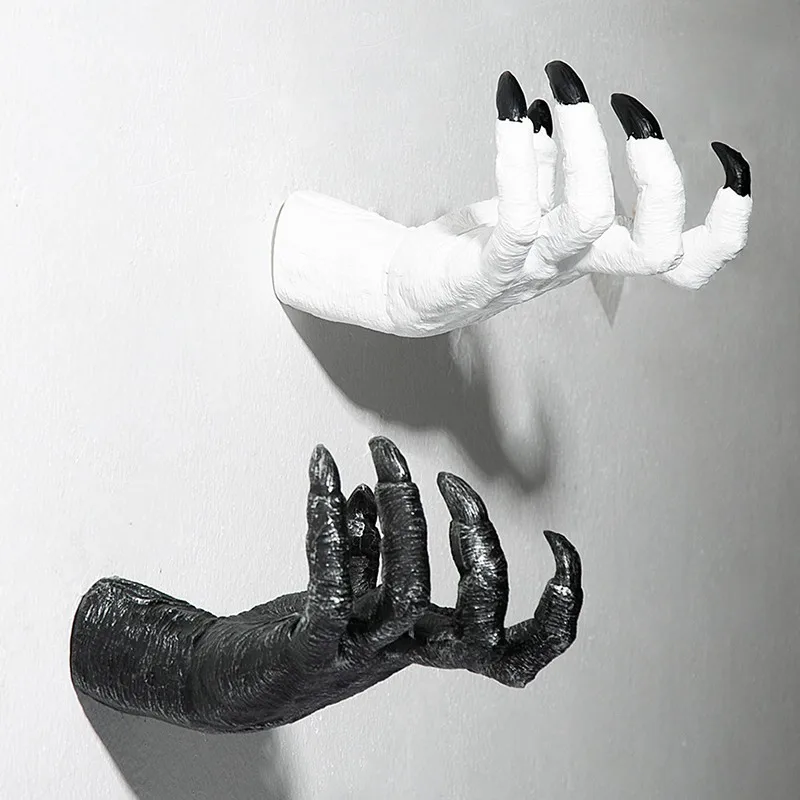Vilead-Hand-Evil-Eye-Figurines-Wall-Decoration-Gothic-Resin-Statue ...