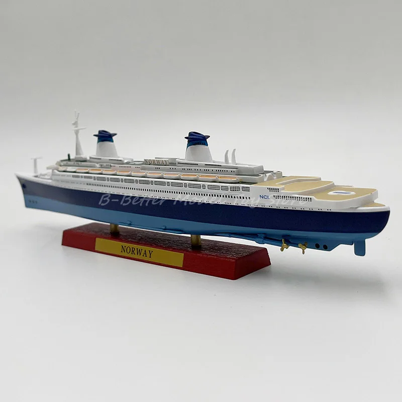 1:1250 Diecast Ship Model Toy Norway Ocean Liner Cruiser Replica ...