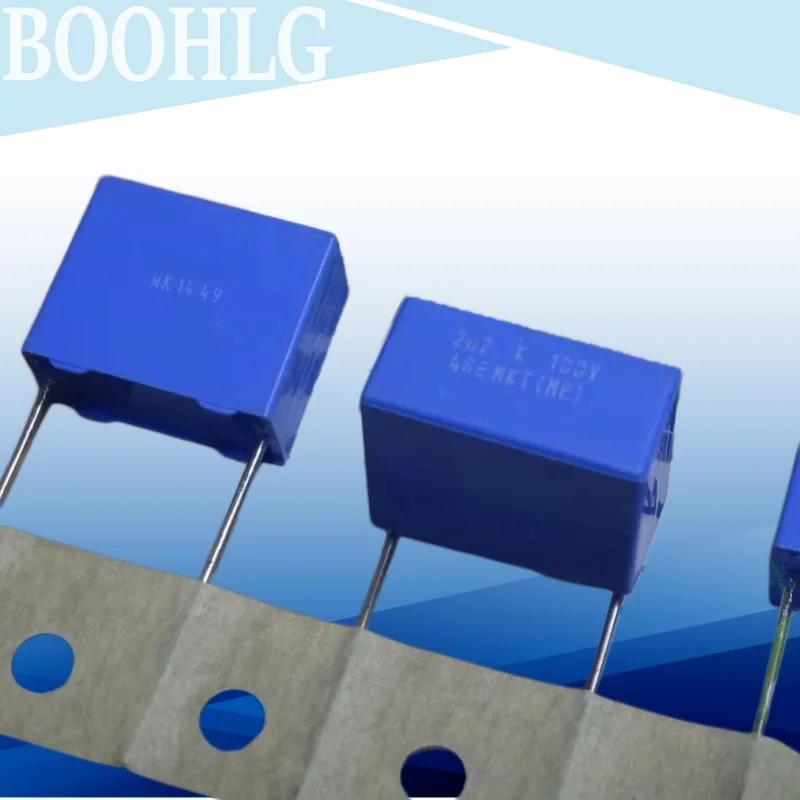 10PCS MKT 2.2uf 100v 2u2 225 15mm film capacitor PCMT46829225 ...