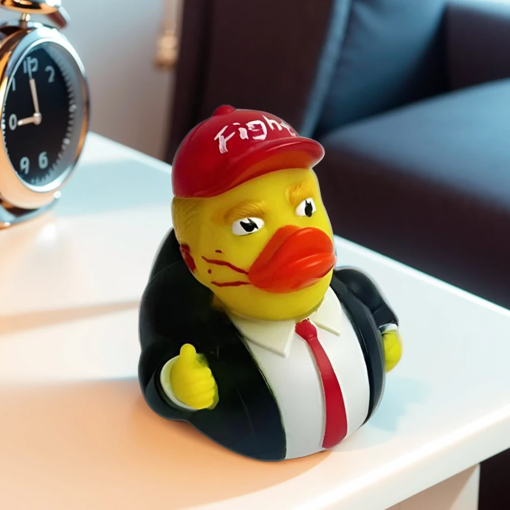 1-4PCS-Trump-Rubber-Duck-Baby-Bath-Toys-Squeak-Bath-Duck-Rubber-Duckies ...
