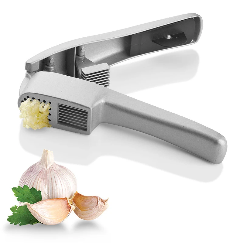 Kitchen-Manual-Garlic-Press-Aluminum-Alloy-Garlic-Press-2-In-1 ...