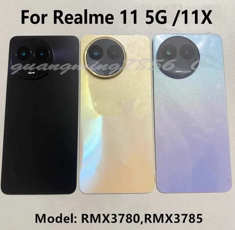 For Realme 11 5G RMX3780/ 11X 5G RMX3785 Rear Door Battery Cover ...