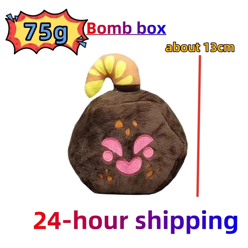 Hot Blox Fruits Anime Game Plush Toy Fruit Leopard Pattern Box Stuffed ...