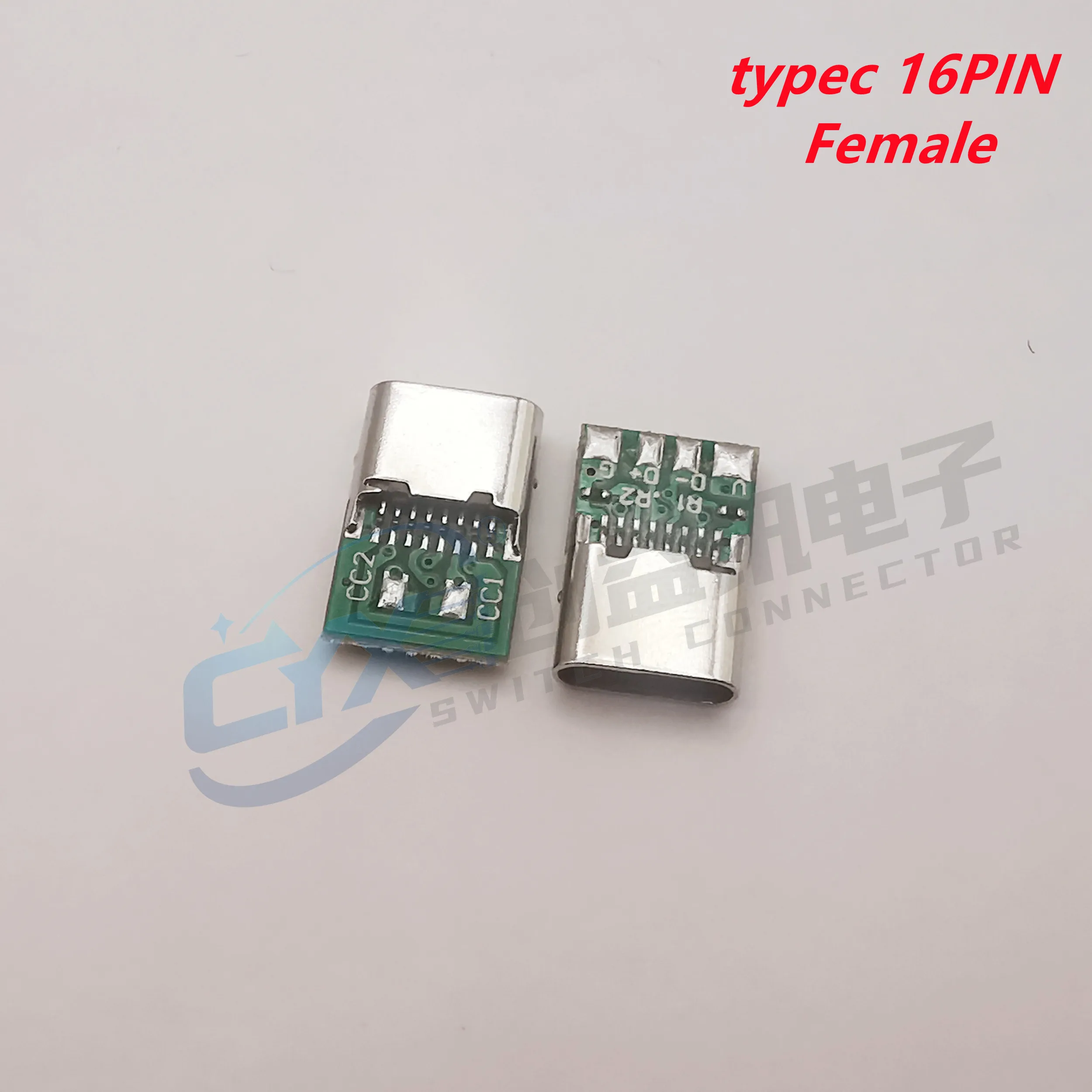 1pcs-16-Pin-USB-C-3-1-Type-C-Connector-USB-Female-Socket-receptacle ...