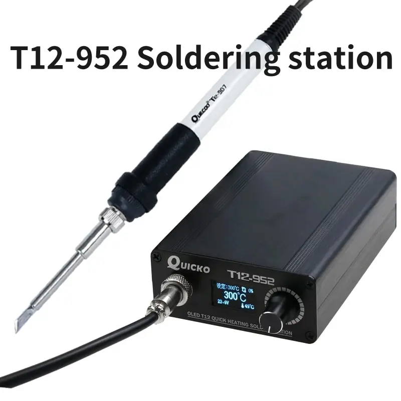 Quick Heating T12 Soldering Station Electronic Welding Iron STC T12-952 ...
