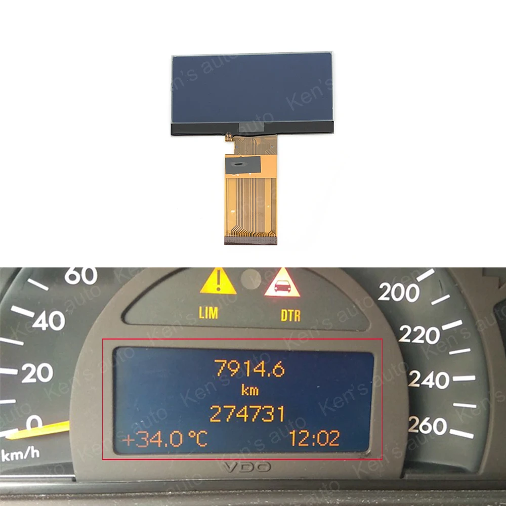 Dashboard-LCD-Screen-Display-For-Mercedes-Benz-W203-C-Class-W463-2000 ...