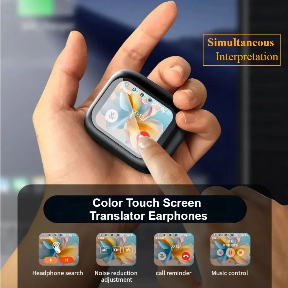 Smart-Translation-Earphone-Bluetooth-Translator-Headphone-Colorful ...
