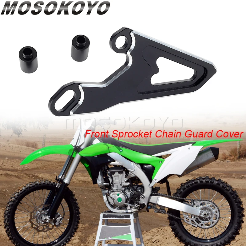 Motocross-Dirt-Bike-Front-Sprocket-Chain-Guard-Protector-Cover-Aluminum ...