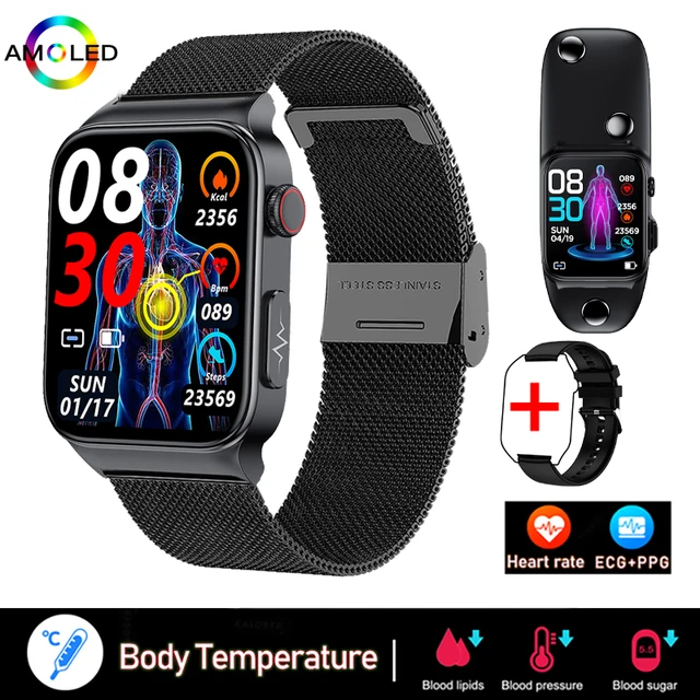 New ECG+PPG Smart Watch Men Laser Treatment Of Hypertension ...