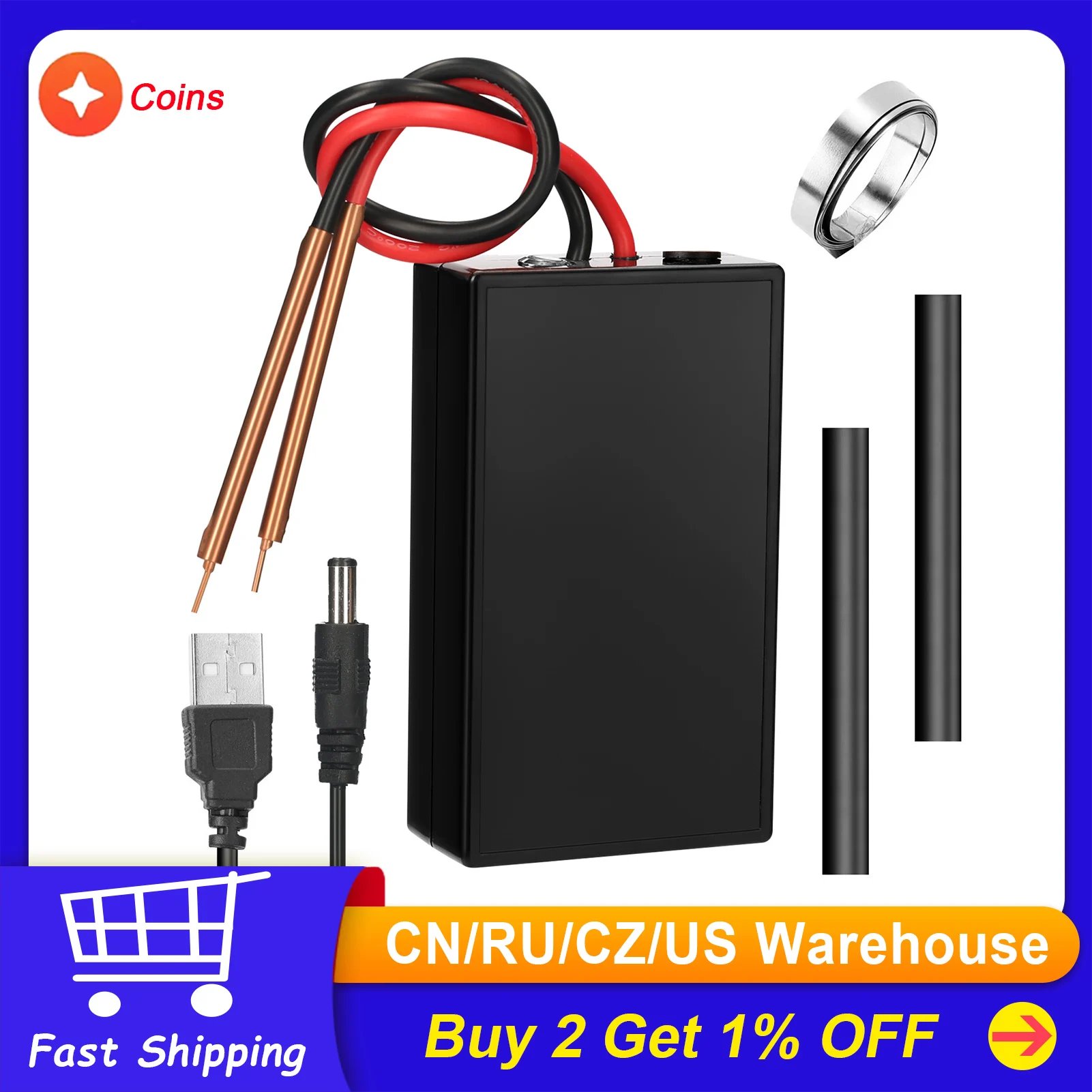Portable-Spot-Welder-with-Welding-Pens-6-Gears-Adjustable-5000mAh ...